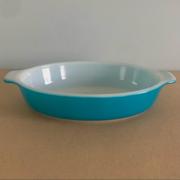 Pyrex | Kitchen | Vintage Pyrex Horizon Blue Au Gratin Pixie Mini ...